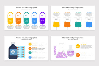 Pharma Industry Diagram Google Slides Template | Nulivo Market