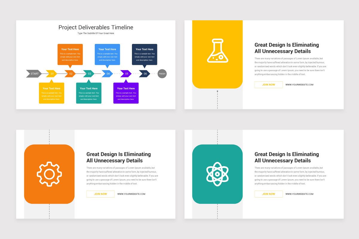 Project Deliverables Timeline Google Slides Template | Nulivo Market