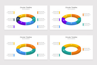 Circular Timeline PowerPoint Template | Nulivo Market