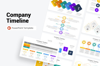 Company Timeline PowerPoint Template | Nulivo Market