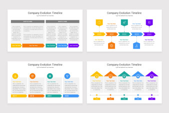 Company Evolution Timeline Google Slides Template | Nulivo Market