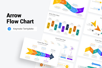 Arrow Flow Chart Keynote Template | Nulivo Market