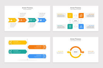 Arrow Process Keynote Template | Nulivo Market