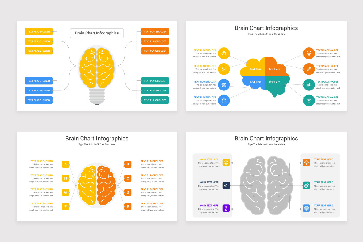 Brain Chart Keynote Template | Nulivo Market