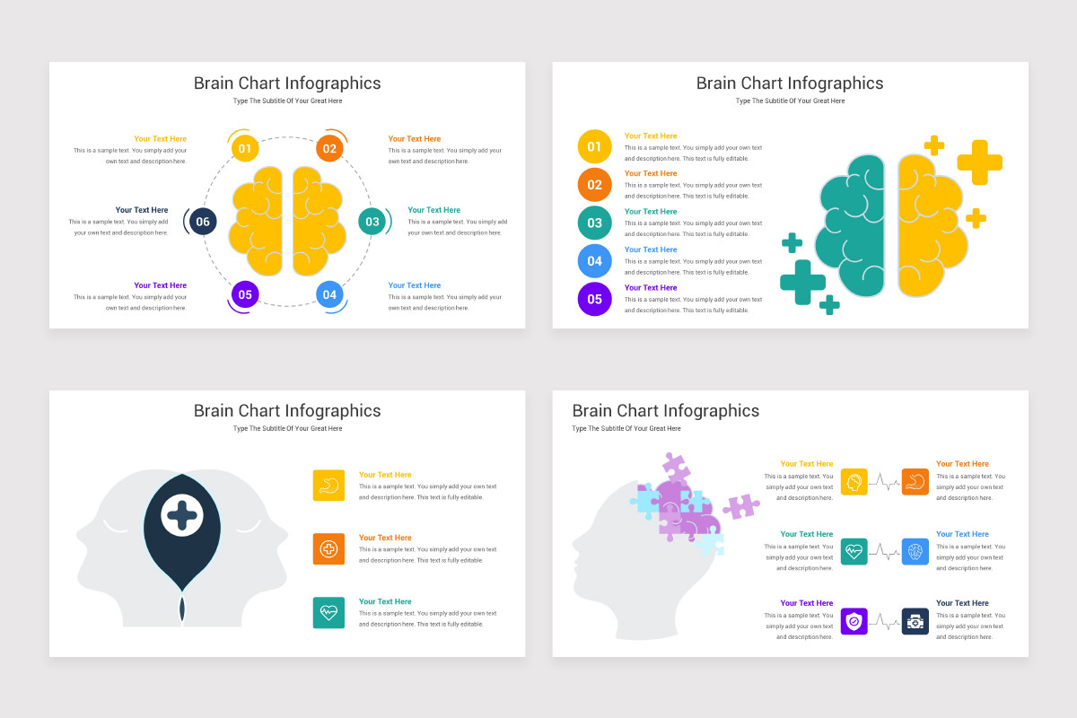 Brain Chart Keynote Template | Nulivo Market