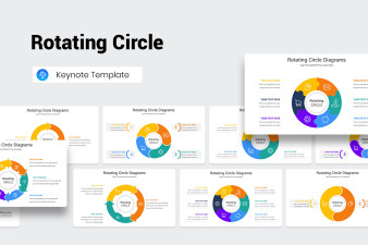 Rotating Circle Keynote Template | Nulivo Market