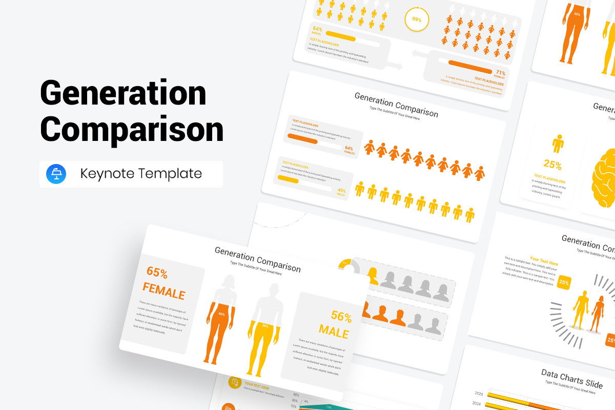 Generation Comparison Keynote Template | Nulivo Market