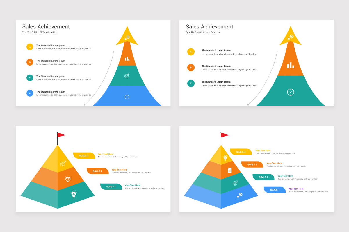 Sales Achievement Keynote Template | Nulivo Market