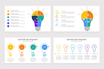 Light Bulb Idea Keynote Template | Nulivo Market