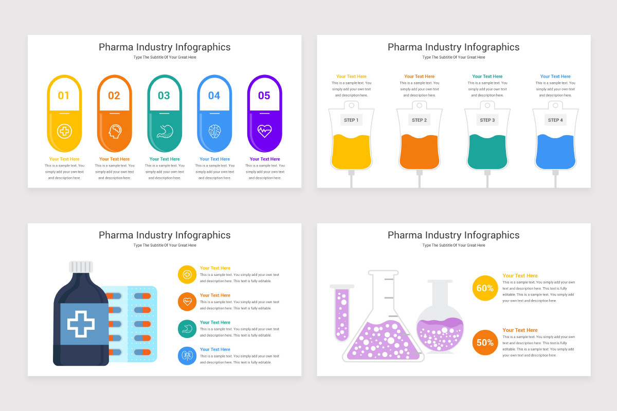 Pharma Industry Diagram Keynote Template | Nulivo Market