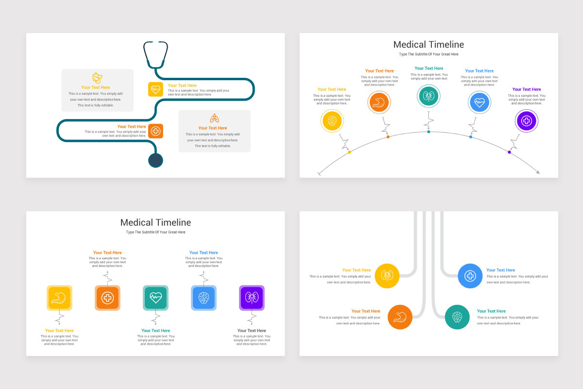 Medical Timeline Infographic Keynote Template | Nulivo Market