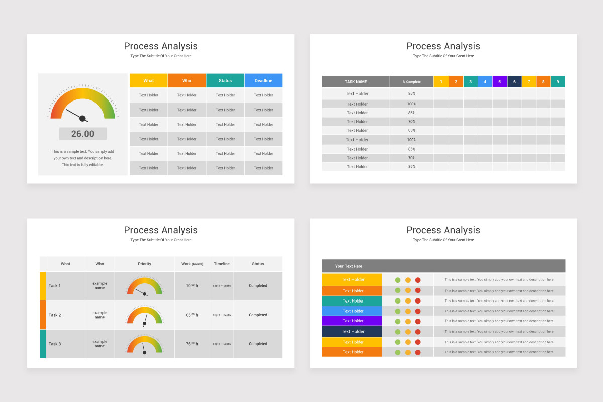 Process Analysis Keynote Template | Nulivo Market