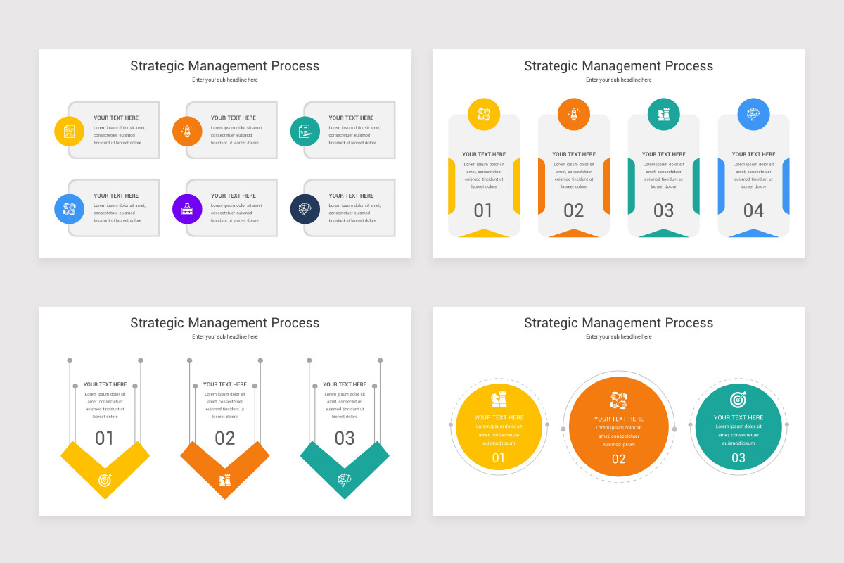 Strategic Management Process Keynote Template | Nulivo Market