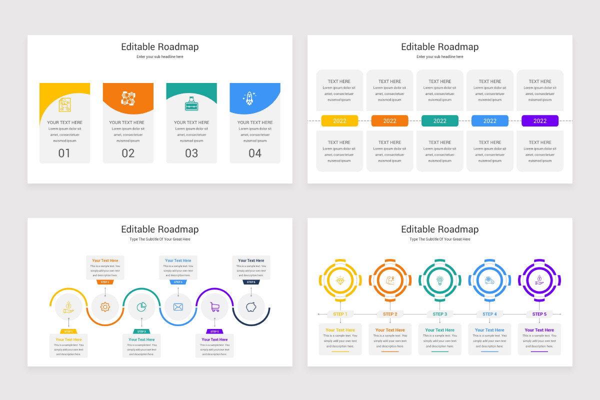 Editable Roadmap Keynote Template | Nulivo Market