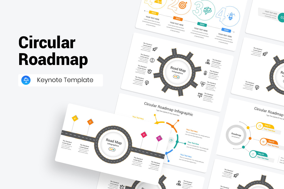 Circular Roadmap Keynote Template | Nulivo Market