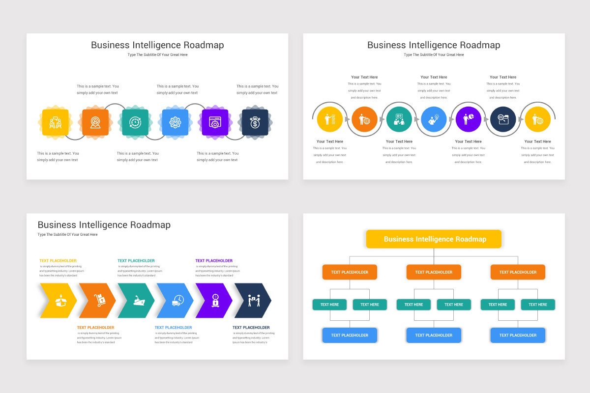 Business Intelligence Roadmap Keynote Template | Nulivo Market