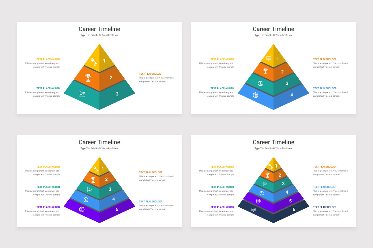 Career Timeline Keynote Template | Nulivo Market