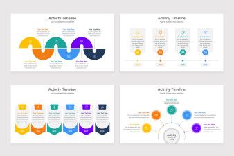 Activity Timeline Keynote Template | Nulivo Market