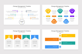 Change Management Timeline Keynote Template | Nulivo Market