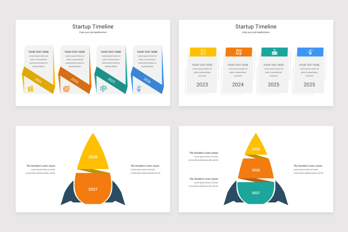 Startup Timeline Keynote Template | Nulivo Market