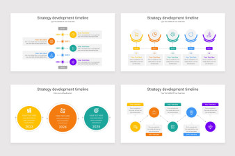 Strategy Development Timeline Keynote Template | Nulivo Market