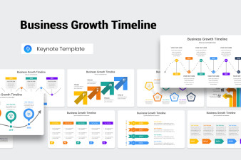 Business Growth Timeline Keynote Template | Nulivo Market
