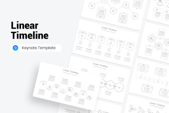 Linear Timeline Keynote Template | Nulivo Market
