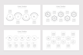 Linear Timeline Keynote Template | Nulivo Market