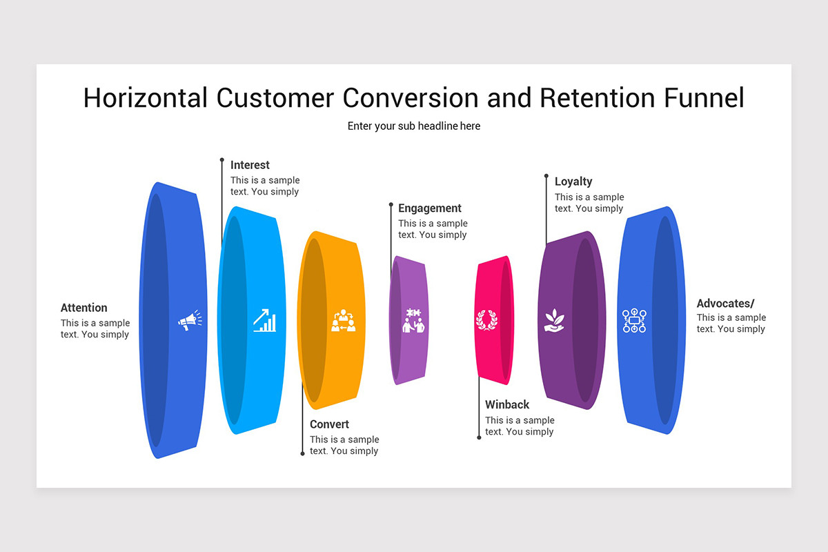 Customer Journey Marketing Funnel Keynote Template | Nulivo Market