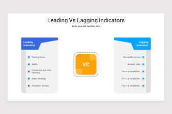 Leading Vs Lagging Indicators Keynote Template | Nulivo Market