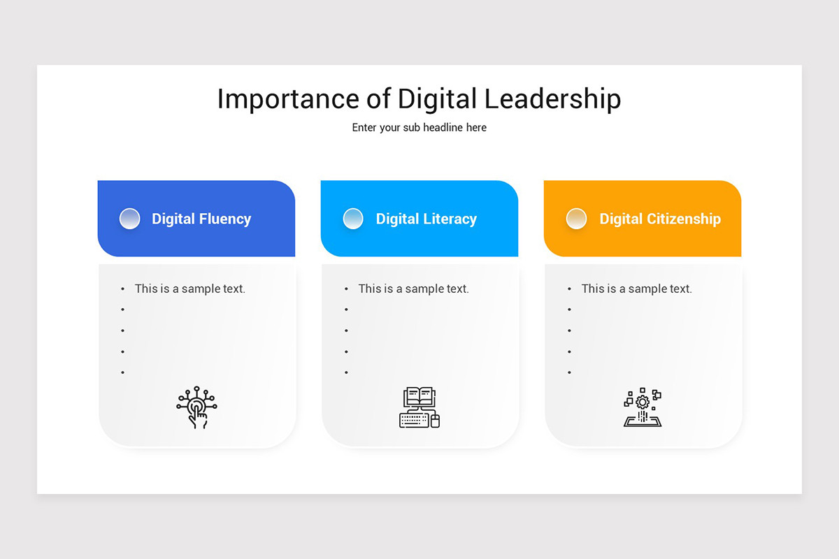 Digital Leadership PowerPoint Presentation Template | Nulivo Market