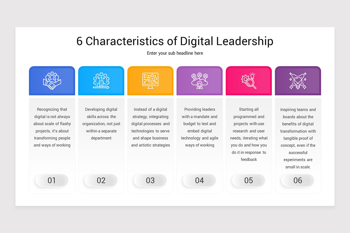 Digital Leadership Keynote Presentation Template | Nulivo Market