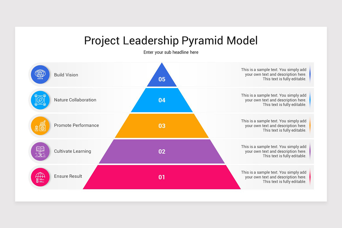 Leadership Pyramid Google Slides Presentation Template | Nulivo Market