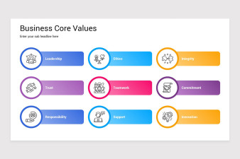 Business Core Values Google Slides Presentation Template | Nulivo Market