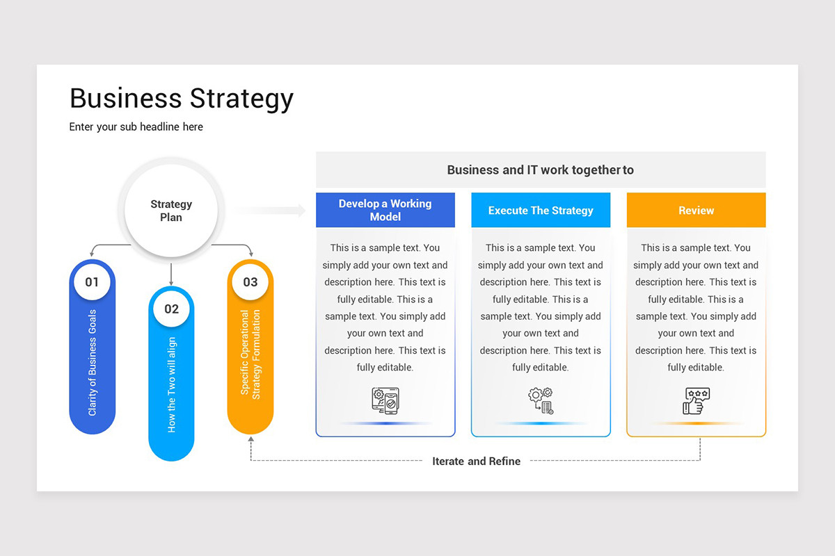 Elements of Business Strategy Keynote Presentation Template | Nulivo Market