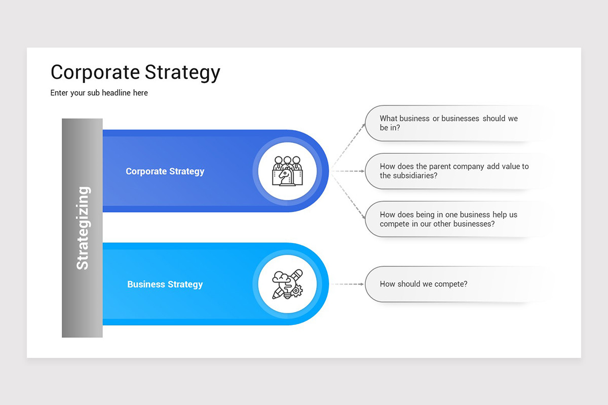 Corporate Strategy Keynote Presentation Template | Nulivo Market