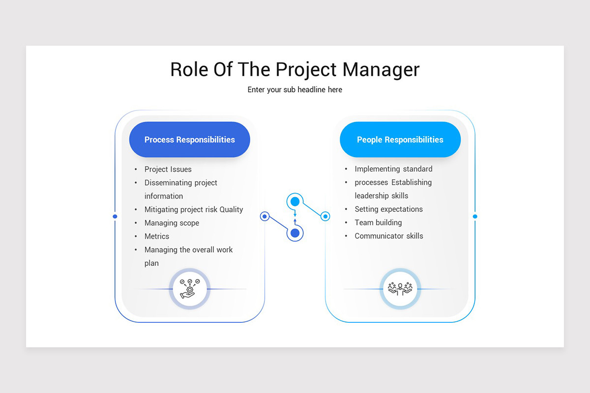 Project Roles And Responsibility PowerPoint Template | Nulivo Market