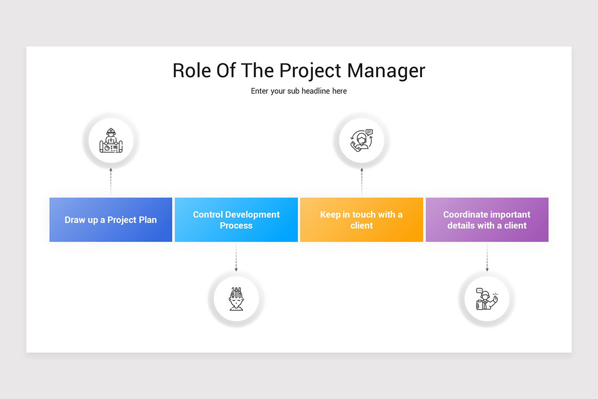 Project Roles And Responsibility PowerPoint Template | Nulivo Market
