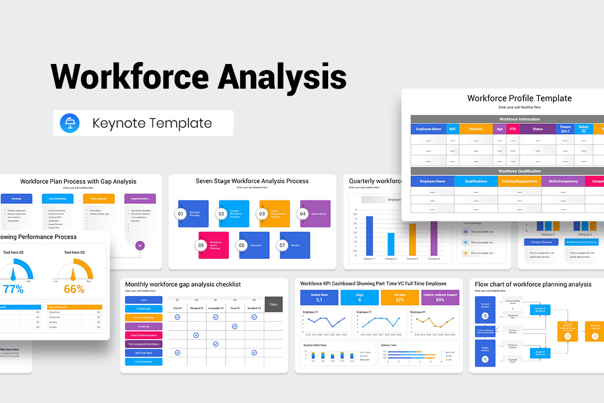 Workforce Analysis Keynote Presentation Template | Nulivo Market