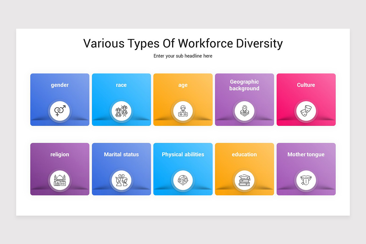 Workforce Diversity PowerPoint Presentation Template | Nulivo Market