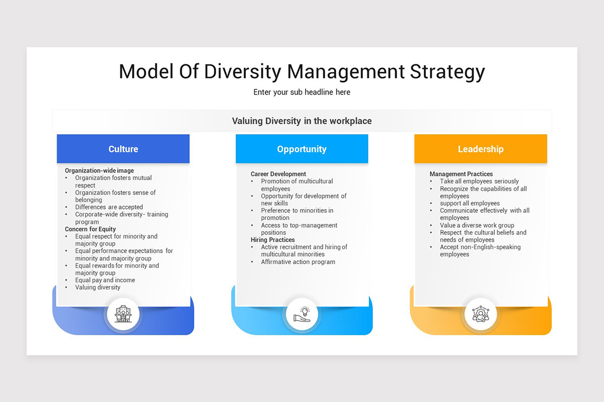 Workforce Diversity Keynote Presentation Template | Nulivo Market