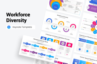 Workforce Diversity Keynote Presentation Template | Nulivo Market