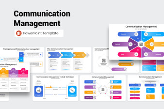 Communication Management PowerPoint Presentation Template | Nulivo Market