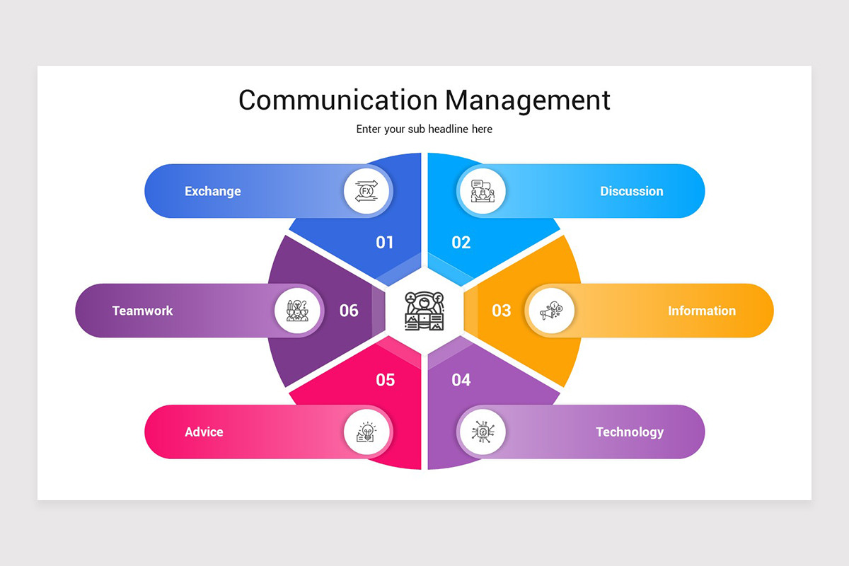 Communication Management Keynote Presentation Template | Nulivo Market
