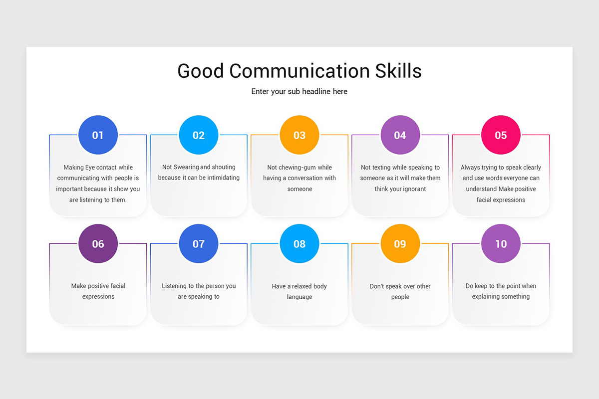 Communication Skills Google Slides Presentation Template | Nulivo Market
