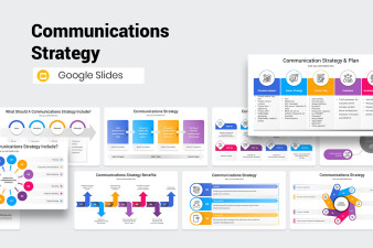 Communications Strategy Google Slides Presentation Template | Nulivo Market