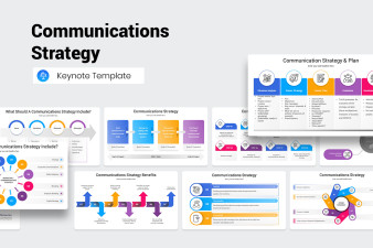 Communications Strategy Keynote Presentation Template | Nulivo Market