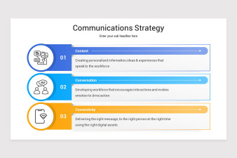 Communications Strategy Keynote Presentation Template | Nulivo Market
