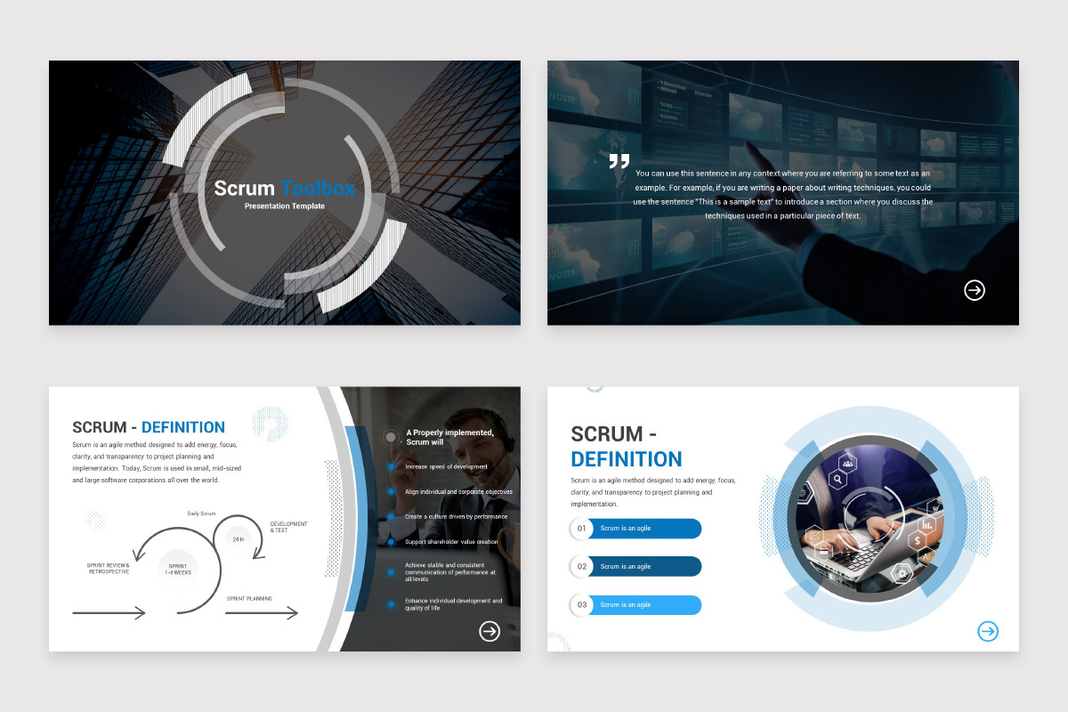 Scrum Toolbox PowerPoint Presentation Template | Nulivo Market