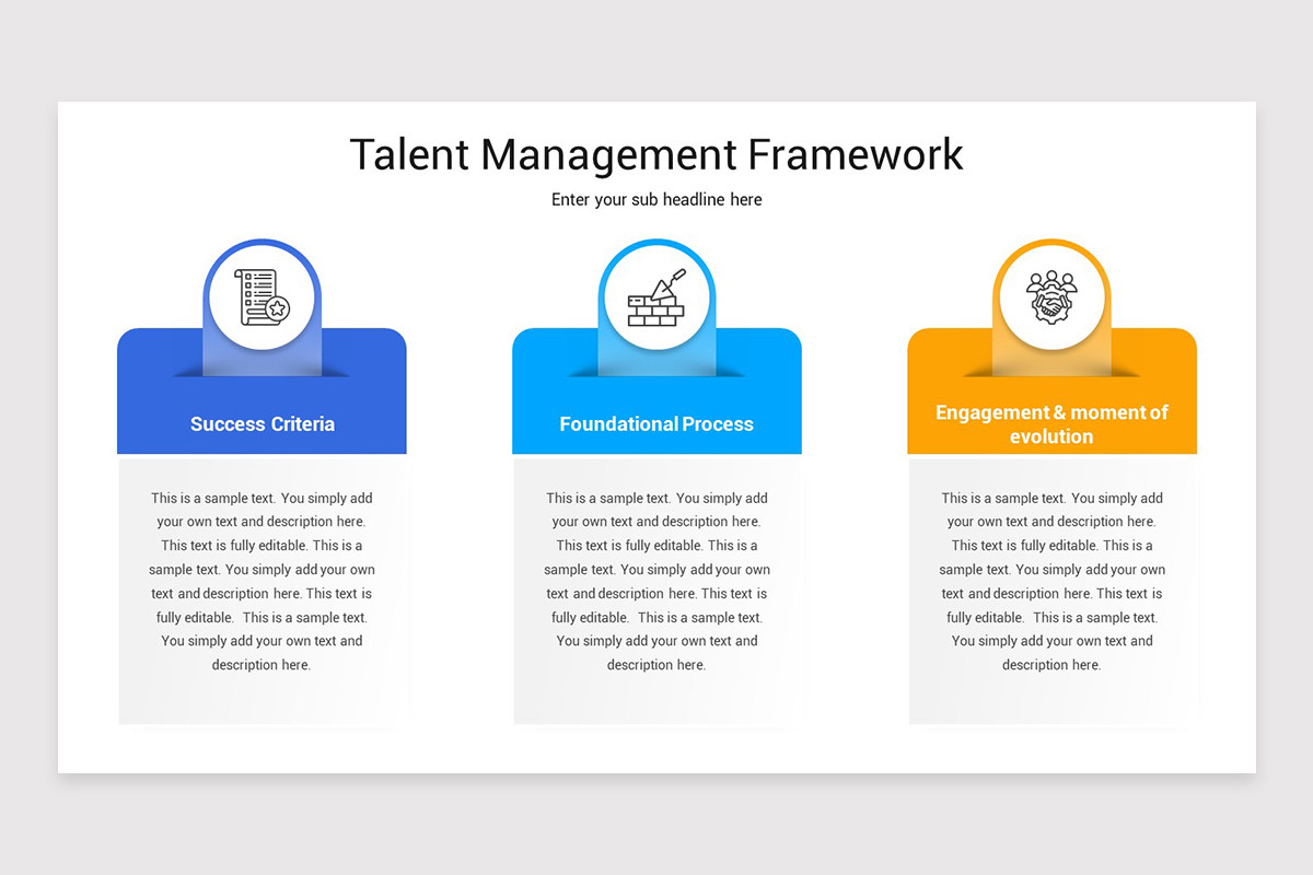Talent Management Framework PowerPoint Template | Nulivo Market